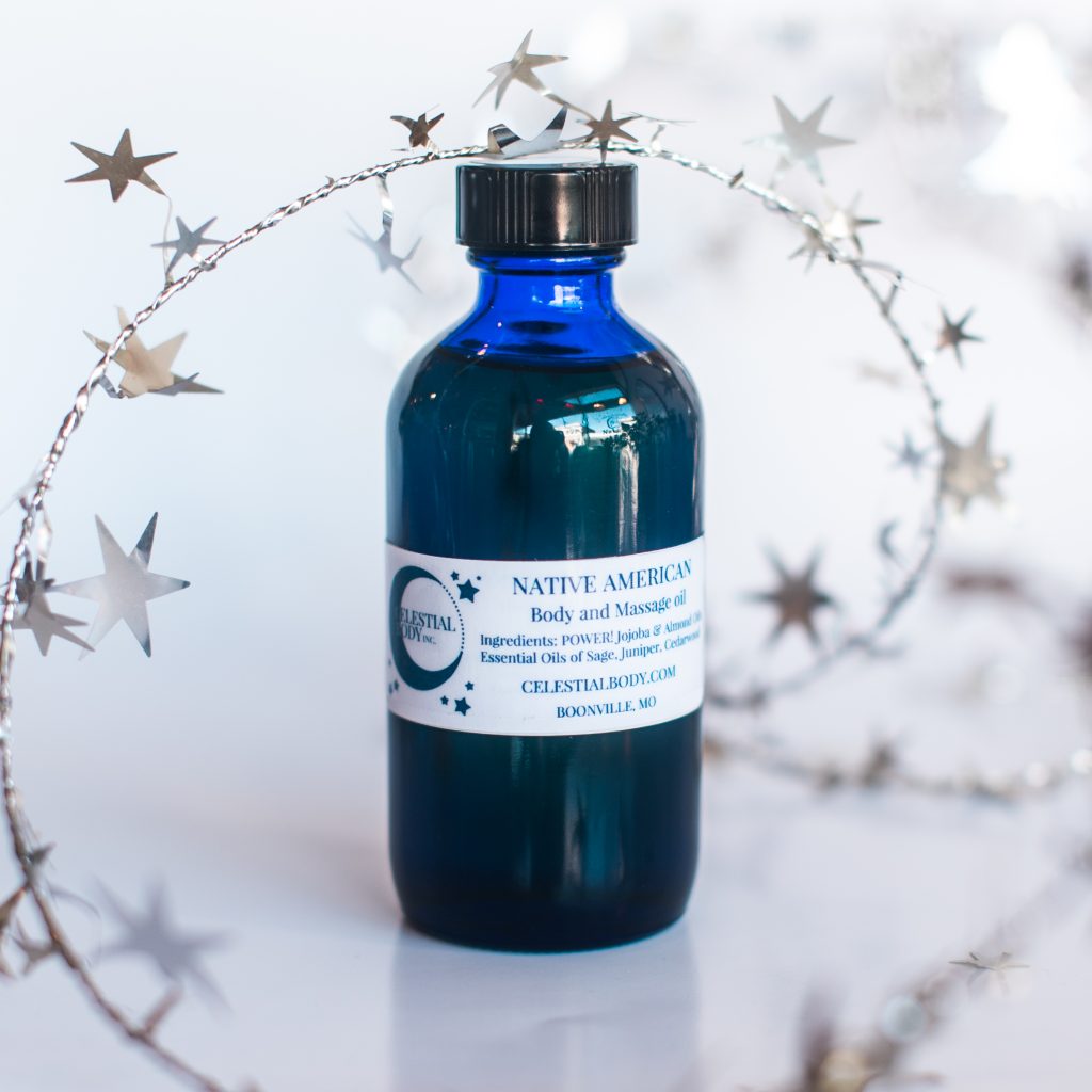 Native American - Body & Massage Oils ~ Celestial Body, Inc.